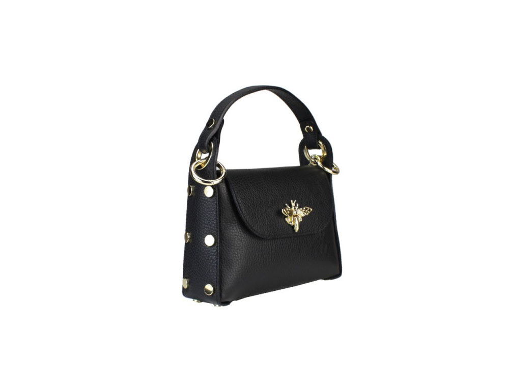 Pula - Cute small bag with bee decoration - side view